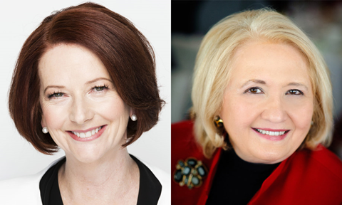 Australian Prime Minister Julia Gillard in Conversation with Ambassador ...